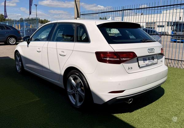 White Audi A3 2017 in Panevezys, with an engine capacity of 1.60 L and mileage of 235 thousand km for 9700 €, photo 8 on AUTOMOTO.COM.LV
