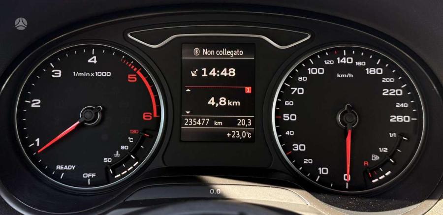 Белый Ауди А3 2017 в Паневежис, объемом двигателя 1.60 л и пробегом 235 тыс. км за 9700 €, фото 18 на AUTOMOTO.COM.LV