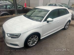 Balts Audi A3 2017 Tallina, ar dzinēja tilpumu 1.40 L un nobraukumu 100 tūkst. km par 13900 €, foto  vietnē AUTOMOTO.COM.LV