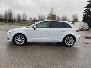 White Audi A3 2018 in Ogre, with an engine capacity of 1.60 L and mileage of 191 thousand km for 13250 €, photo 5 on AUTOMOTO.COM.LV