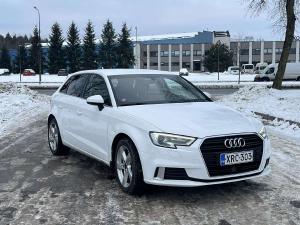 Balts Audi A3 2018 Kauņa, ar dzinēja tilpumu 1.40 L un nobraukumu 134 tūkst. km par 15000 €, foto  vietnē AUTOMOTO.COM.LV