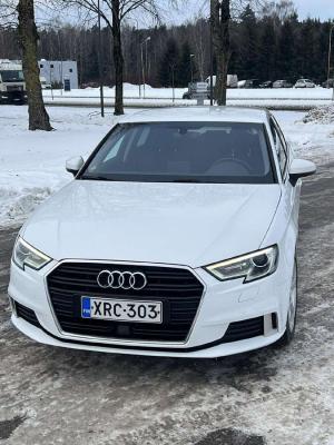 White Audi A3 2018 in Kaunas, with an engine capacity of 1.40 L and mileage of 134 thousand km for 15000 €, photo 4 on AUTOMOTO.COM.LV