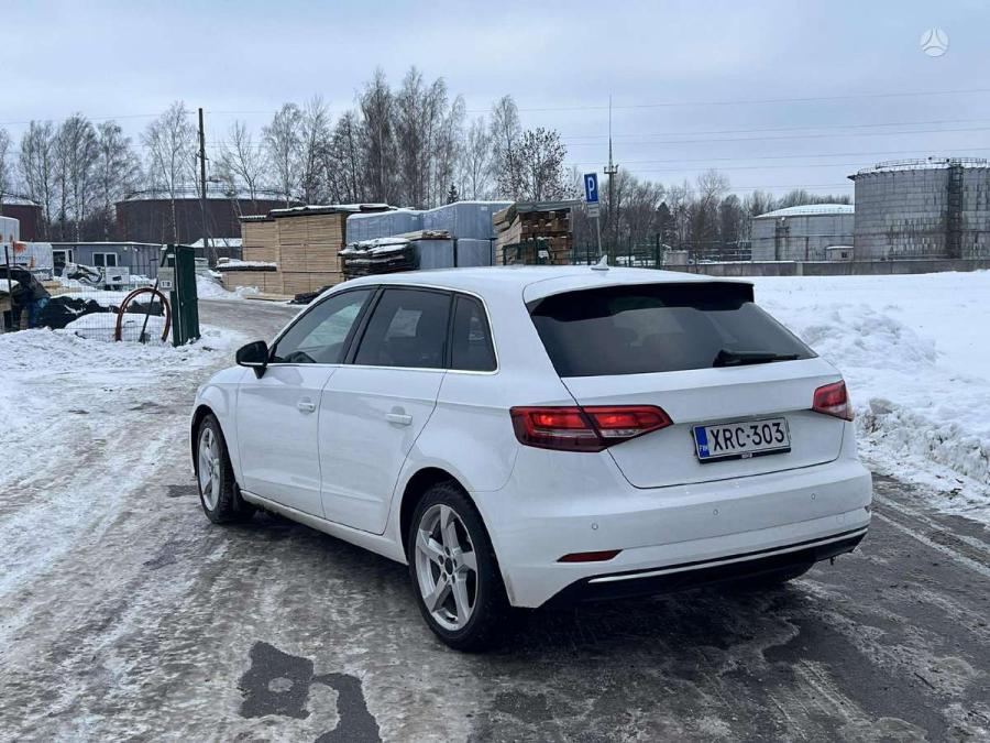 White Audi A3 2018 in Kaunas, with an engine capacity of 1.40 L and mileage of 134 thousand km for 15000 €, photo 6 on AUTOMOTO.COM.LV