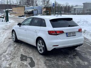 White Audi A3 2018 in Kaunas, with an engine capacity of 1.40 L and mileage of 134 thousand km for 15000 €, photo 7 on AUTOMOTO.COM.LV