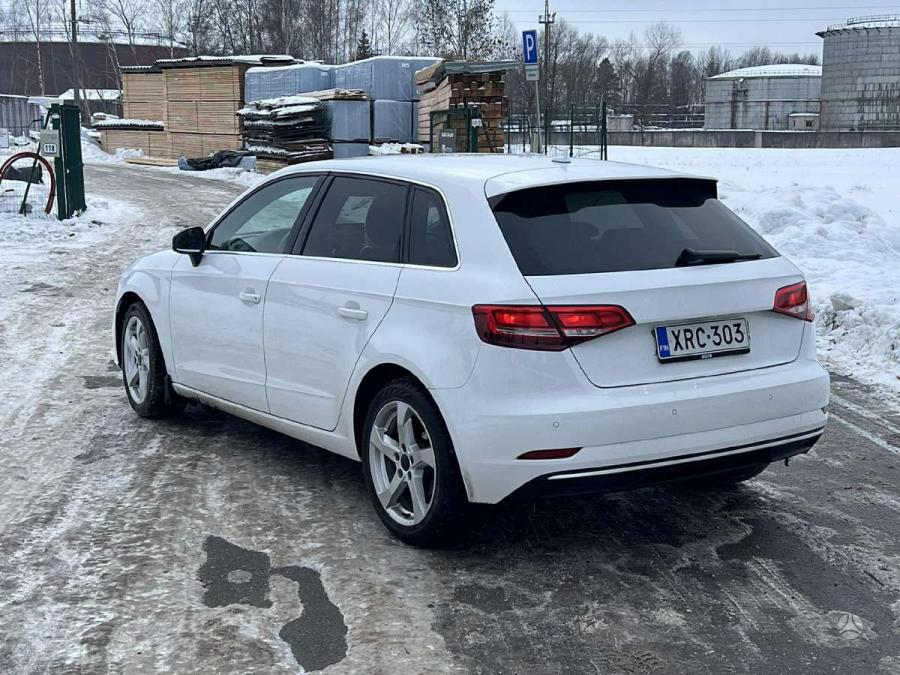 White Audi A3 2018 in Kaunas, with an engine capacity of 1.40 L and mileage of 134 thousand km for 15000 €, photo 7 on AUTOMOTO.COM.LV