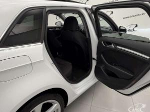 White Audi A3 2018 in Vilnius, with an engine capacity of 1.50 L and mileage of 232 thousand km for 11900 €, photo 13 on AUTOMOTO.COM.LV
