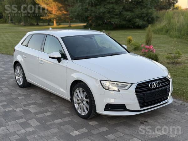 White Audi A3 2018 in Ogre, with an engine capacity of 1.60 L and mileage of 191 thousand km for 12590 €, photo 7 on AUTOMOTO.COM.LV