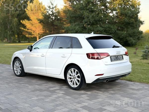White Audi A3 2018 in Ogre, with an engine capacity of 1.60 L and mileage of 191 thousand km for 12590 €, photo 8 on AUTOMOTO.COM.LV