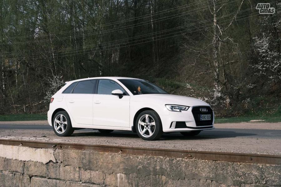 White Audi A3 2018 in Kaunas, with an engine capacity of 1.40 L and mileage of 138 thousand km for 13000 €, photo 4 on AUTOMOTO.COM.LV