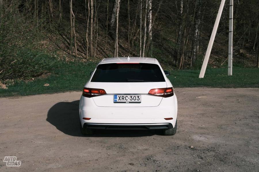 White Audi A3 2018 in Kaunas, with an engine capacity of 1.40 L and mileage of 138 thousand km for 13000 €, photo 7 on AUTOMOTO.COM.LV