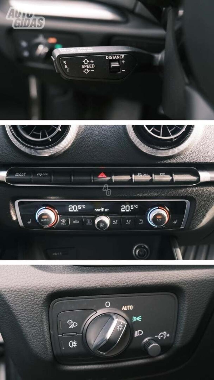 White Audi A3 2018 in Kaunas, with an engine capacity of 1.40 L and mileage of 138 thousand km for 13000 €, photo 12 on AUTOMOTO.COM.LV