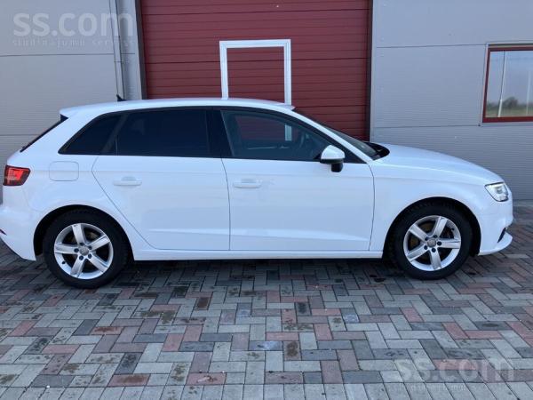 White Audi A3 2019 in Talsi, with an engine capacity of 1.50 L and mileage of 210 thousand km for 14500 €, photo 2 on AUTOMOTO.COM.LV