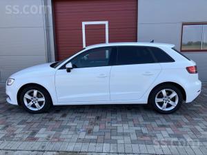 White Audi A3 2019 in Talsi, with an engine capacity of 1.50 L and mileage of 210 thousand km for 14500 €, photo 7 on AUTOMOTO.COM.LV