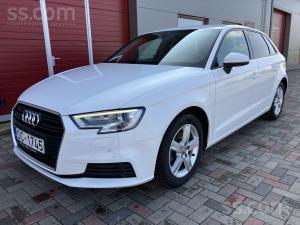 White Audi A3 2019 in Talsi, with an engine capacity of 1.50 L and mileage of 210 thousand km for 14500 €, photo 8 on AUTOMOTO.COM.LV
