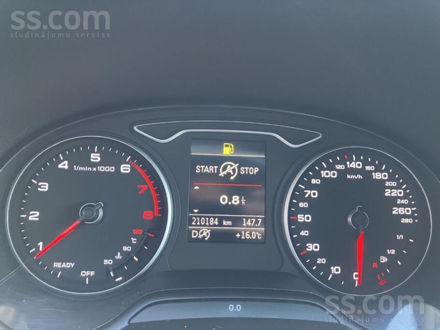 White Audi A3 2019 in Talsi, with an engine capacity of 1.50 L and mileage of 210 thousand km for 14500 €, photo 10 on AUTOMOTO.COM.LV