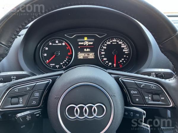 White Audi A3 2019 in Talsi, with an engine capacity of 1.50 L and mileage of 210 thousand km for 14500 €, photo 10 on AUTOMOTO.COM.LV