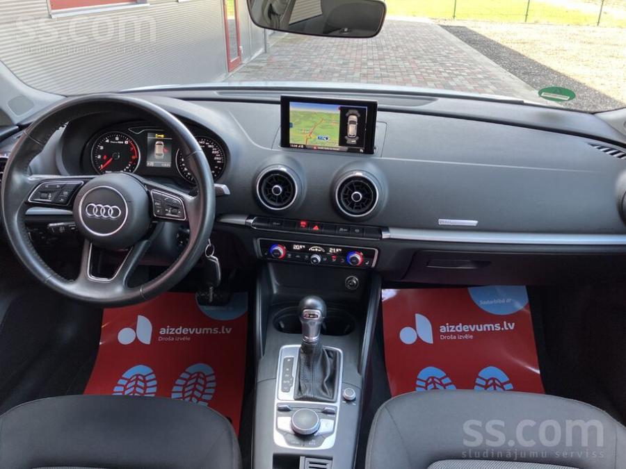 White Audi A3 2019 in Talsi, with an engine capacity of 1.50 L and mileage of 210 thousand km for 14500 €, photo 21 on AUTOMOTO.COM.LV