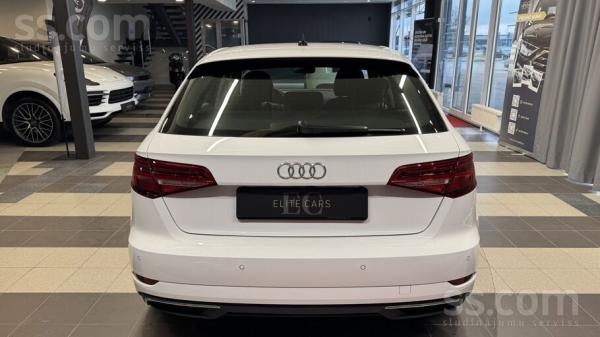 White Audi A3 2020 in Riga, with an engine capacity of 1.40 L and mileage of 127 thousand km for 15990 €, photo 6 on AUTOMOTO.COM.LV