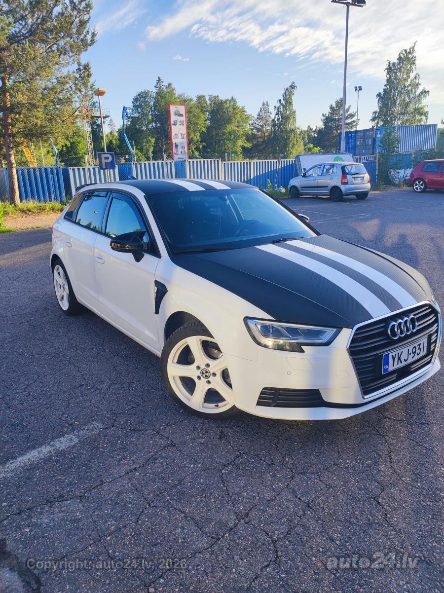 White Audi A3 2020 in Tallinn, with an engine capacity of 1.50 L and mileage of 214 thousand km for 17500 €, photo 1 on AUTOMOTO.COM.LV