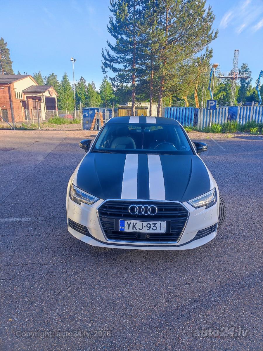 White Audi A3 2020 in Tallinn, with an engine capacity of 1.50 L and mileage of 214 thousand km for 17500 €, photo 3 on AUTOMOTO.COM.LV