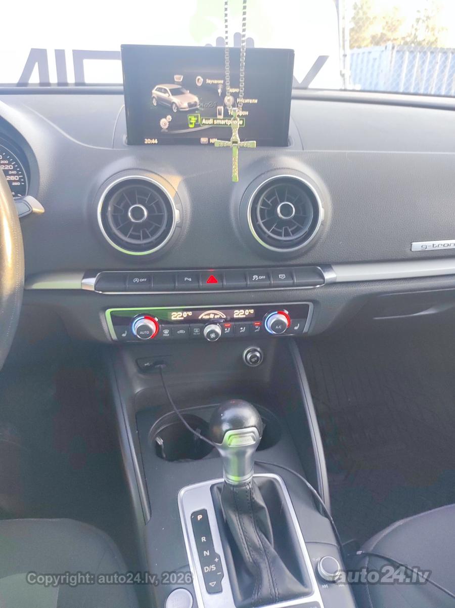 White Audi A3 2020 in Tallinn, with an engine capacity of 1.50 L and mileage of 214 thousand km for 17500 €, photo 7 on AUTOMOTO.COM.LV