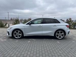 White Audi A3 2020 in Siauliai, with an engine capacity of 1.97 L and mileage of 117 thousand km for 19900 €, photo 6 on AUTOMOTO.COM.LV