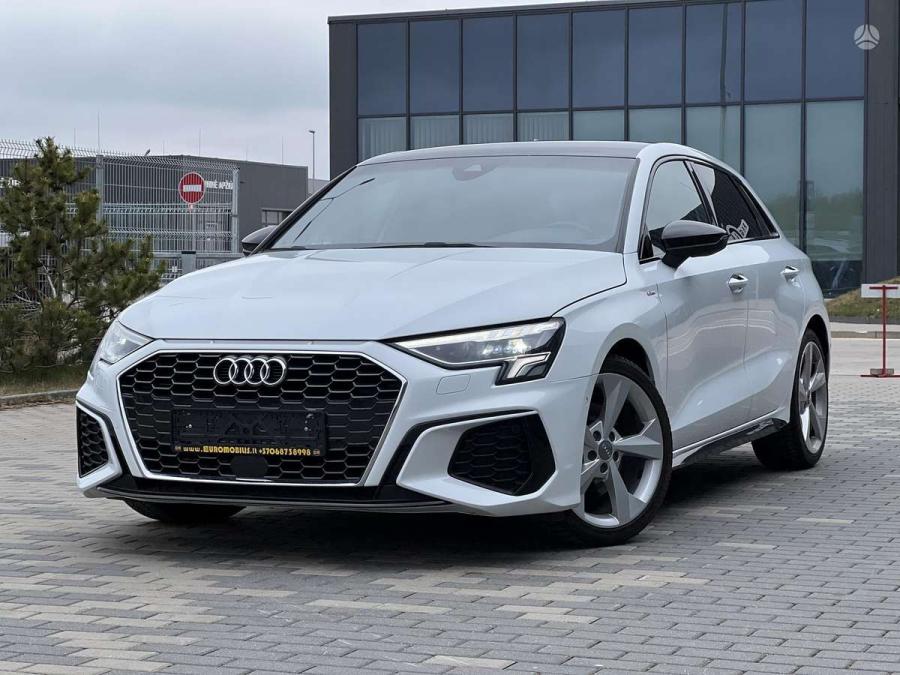 White Audi A3 2020 in Siauliai, with an engine capacity of 1.97 L and mileage of 117 thousand km for 19900 €, photo 12 on AUTOMOTO.COM.LV