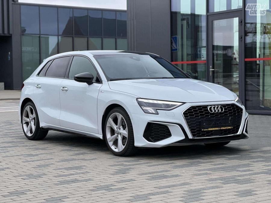 White Audi A3 2020 in Siauliai, with an engine capacity of 2.00 L and mileage of 117 thousand km for 19900 €, photo 3 on AUTOMOTO.COM.LV
