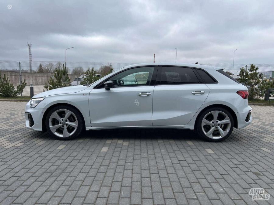 White Audi A3 2020 in Siauliai, with an engine capacity of 2.00 L and mileage of 117 thousand km for 19900 €, photo 6 on AUTOMOTO.COM.LV