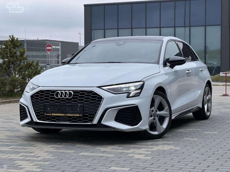 White Audi A3 2020 in Siauliai, with an engine capacity of 2.00 L and mileage of 117 thousand km for 19900 €, photo 12 on AUTOMOTO.COM.LV