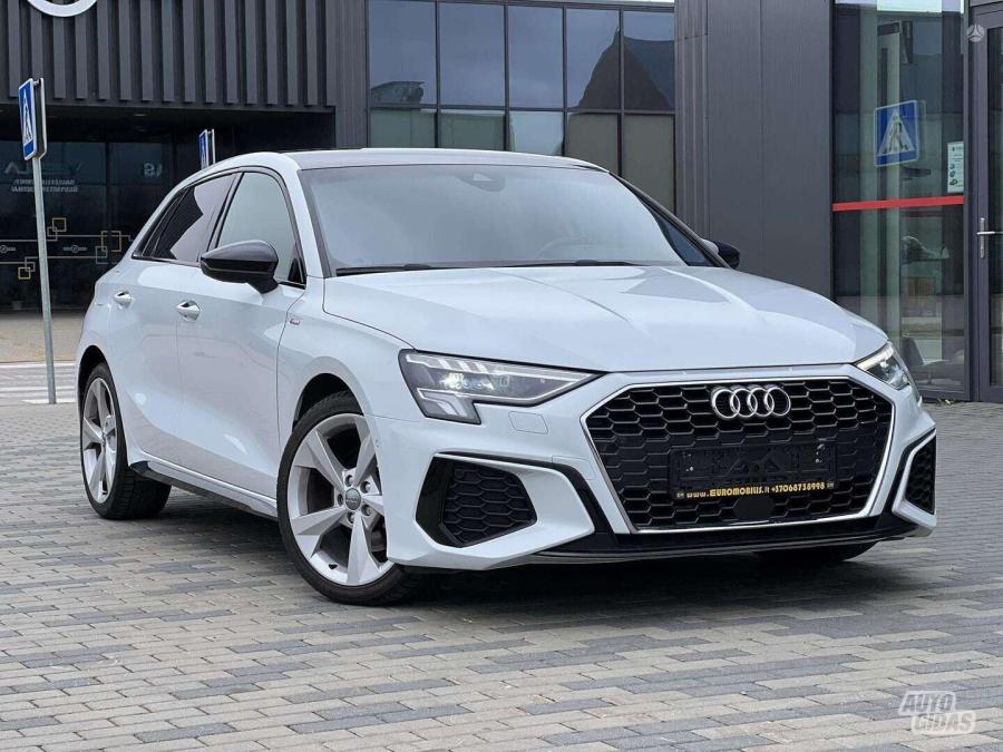 White Audi A3 2020 in Siauliai, with an engine capacity of 2.00 L and mileage of 117 thousand km for 19900 €, photo 13 on AUTOMOTO.COM.LV