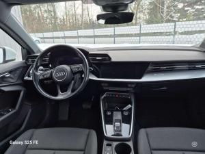 White Audi A3 2021 in Taurage, with an engine capacity of 2.00 L and mileage of 266 thousand km for 18755 €, photo 8 on AUTOMOTO.COM.LV