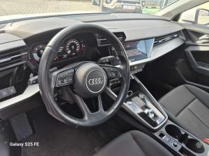 White Audi A3 2021 in Taurage, with an engine capacity of 2.00 L and mileage of 266 thousand km for 16940 €, photo 8 on AUTOMOTO.COM.LV