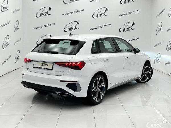 Balts Audi A3 2021 Viļņa, ar dzinēja tilpumu 1.50 L un nobraukumu 6 tūkst. km par 23999 €, foto 4 vietnē AUTOMOTO.COM.LV