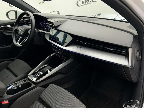 Balts Audi A3 2021 Viļņa, ar dzinēja tilpumu 1.50 L un nobraukumu 6 tūkst. km par 23999 €, foto 9 vietnē AUTOMOTO.COM.LV