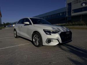 White Audi A3 2022 in Vilnius, with an engine capacity of 1.00 L and mileage of 167 thousand km for 17300 €, photo 4 on AUTOMOTO.COM.LV