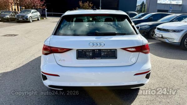 White Audi A3 2022 in Tallinn, with an engine capacity of 1.50 L and mileage of 79 thousand km for 19900 €, photo 9 on AUTOMOTO.COM.LV