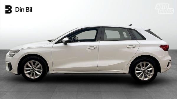 Balts Audi A3 2023 Kauņa, ar dzinēja tilpumu 0.00 L un nobraukumu 28 tūkst. km par 24497 €, foto 2 vietnē AUTOMOTO.COM.LV