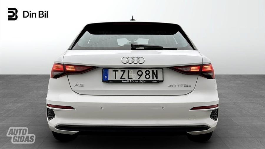 White Audi A3 2024 in Kaunas, with an engine capacity of 0.00 L and mileage of 21 thousand km for 29252 €, photo 5 on AUTOMOTO.COM.LV