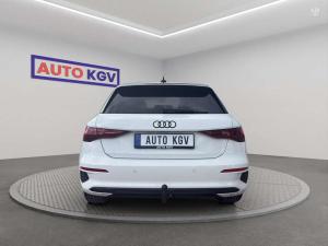 White Audi A3 2024 in Kaunas, with an engine capacity of 1.50 L and mileage of 20 thousand km for 28999 €, photo 5 on AUTOMOTO.COM.LV