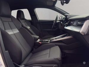 White Audi A3 2024 in Kaunas, with an engine capacity of 1.50 L and mileage of 20 thousand km for 28999 €, photo 9 on AUTOMOTO.COM.LV
