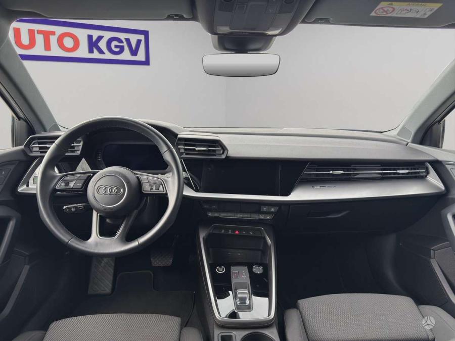 White Audi A3 2024 in Kaunas, with an engine capacity of 1.50 L and mileage of 20 thousand km for 28999 €, photo 13 on AUTOMOTO.COM.LV