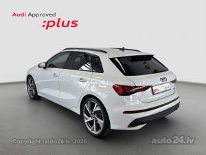 White Audi A3 2025 in Tallinn, with an engine capacity of 2.00 L and mileage of 7 thousand km for 39900 €, photo 5 on AUTOMOTO.COM.LV