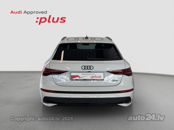 White Audi A3 2025 in Tallinn, with an engine capacity of 2.00 L and mileage of 7 thousand km for 39900 €, photo 5 on AUTOMOTO.COM.LV
