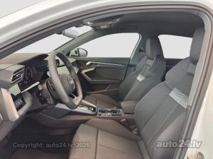 White Audi A3 2025 in Tallinn, with an engine capacity of 2.00 L and mileage of 7 thousand km for 39900 €, photo 7 on AUTOMOTO.COM.LV