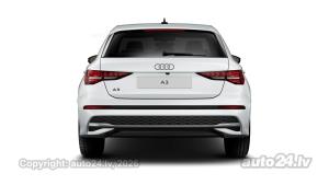 White Audi A3 2025 in Tallinn, with an engine capacity of 1.50 L and mileage of 19 thousand km for 31900 €, photo 5 on AUTOMOTO.COM.LV