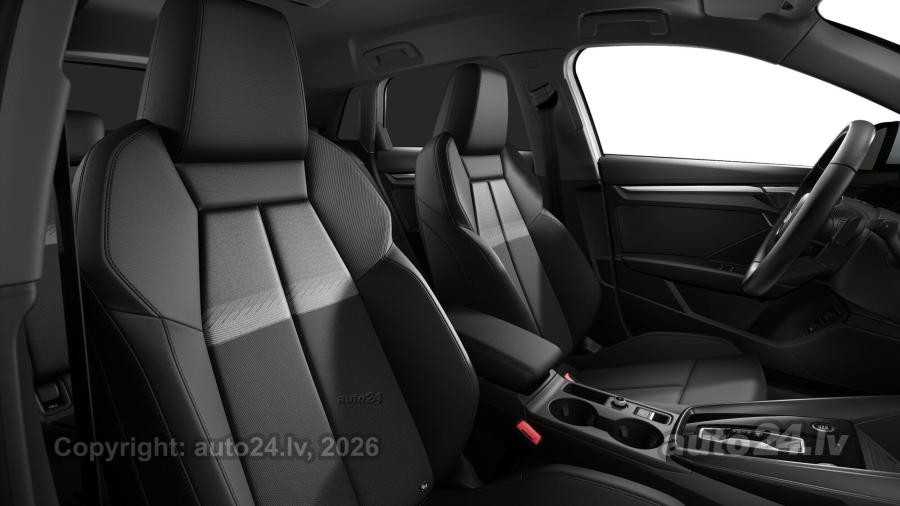 White Audi A3 2025 in Tallinn, with an engine capacity of 1.50 L and mileage of 19 thousand km for 31900 €, photo 7 on AUTOMOTO.COM.LV