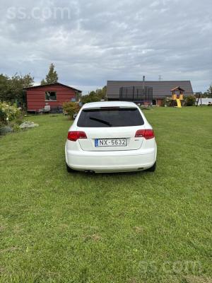White Audi A3 2007 in Talsi, with an engine capacity of 2.00 L and mileage of 289 thousand km for 2350 €, photo 3 on AUTOMOTO.COM.LV