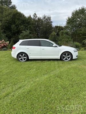 White Audi A3 2007 in Talsi, with an engine capacity of 2.00 L and mileage of 289 thousand km for 2350 €, photo 4 on AUTOMOTO.COM.LV