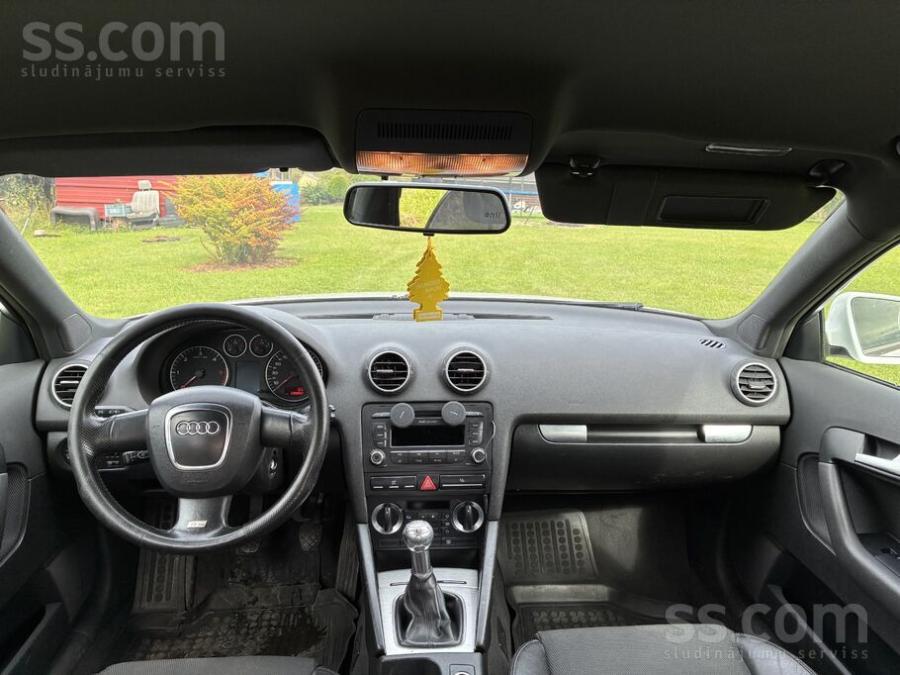 White Audi A3 2007 in Talsi, with an engine capacity of 2.00 L and mileage of 289 thousand km for 2350 €, photo 11 on AUTOMOTO.COM.LV